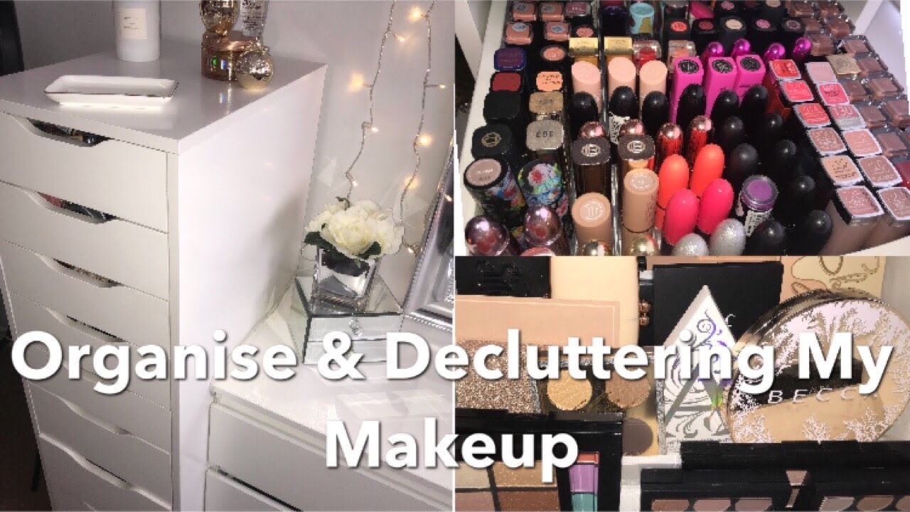 Organising NEW MAKEUP! New Makeup Storage & Declutter - YouTube