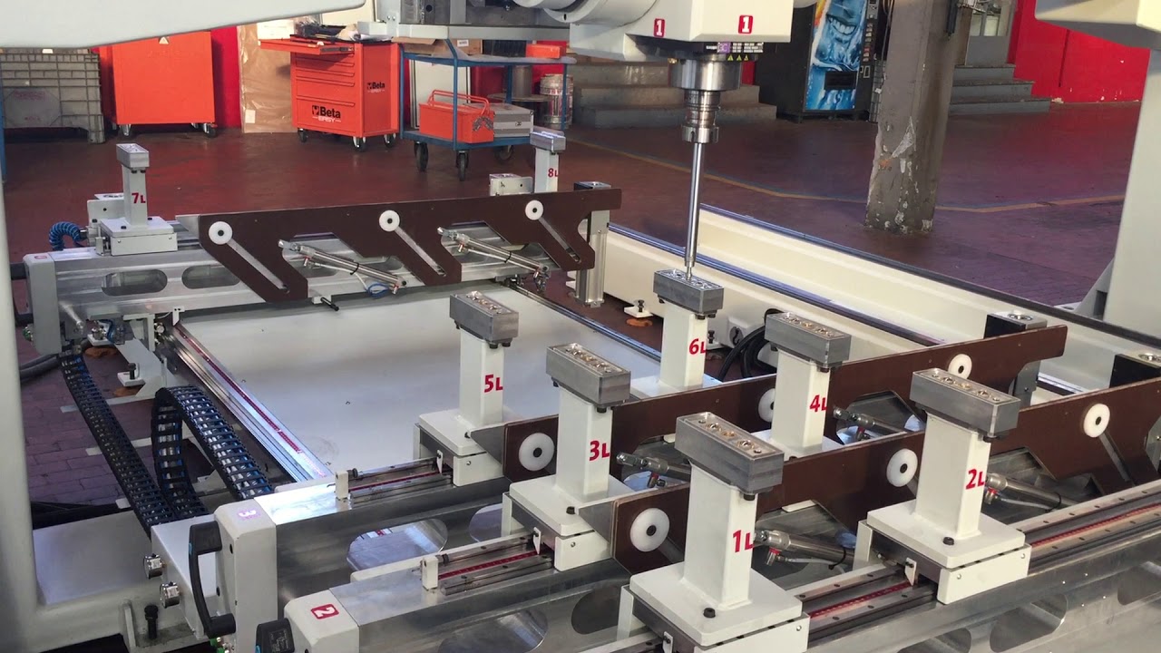 Sét úp kẹp cho máy cnc 3D 6 trục - Pade Machines - YouTube