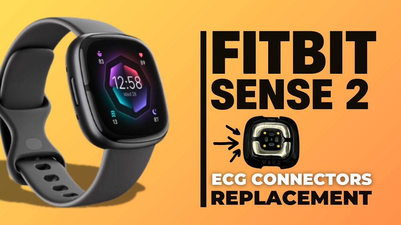 Fitbit Sense 2 FB521 ECG Connector Repair | Metal Fix & Replacement ...
