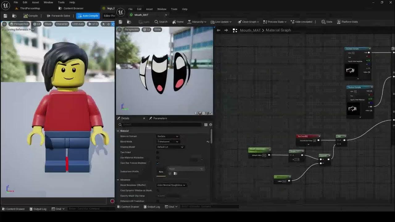 Lego WIP Unreal Rig. - YouTube