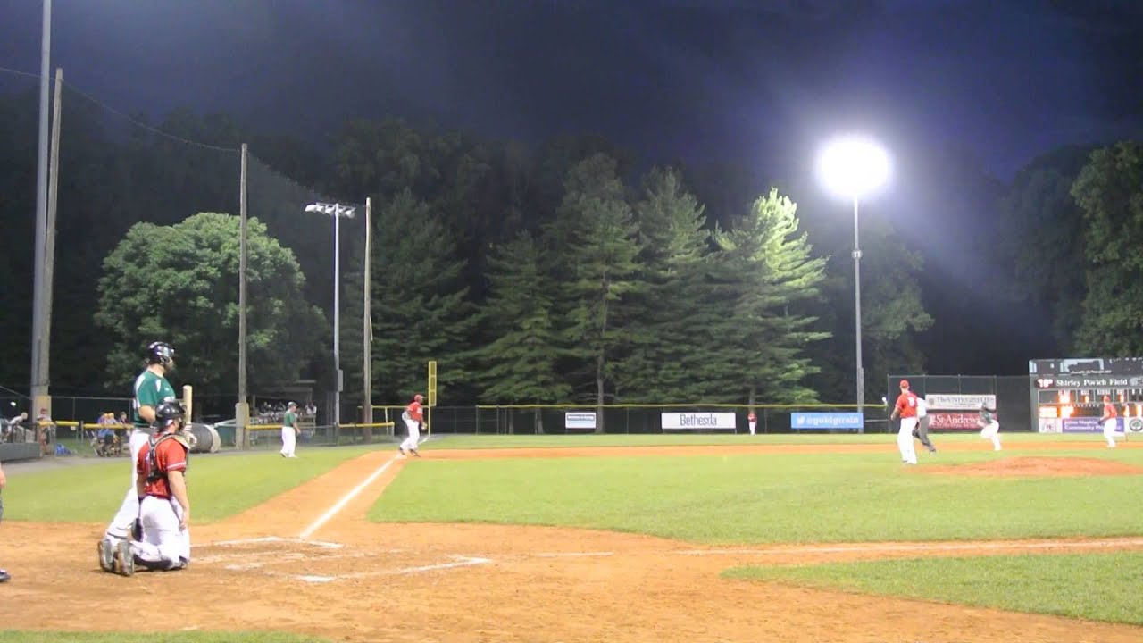 Wild pickoff attempt scores Logan Farrar - YouTube