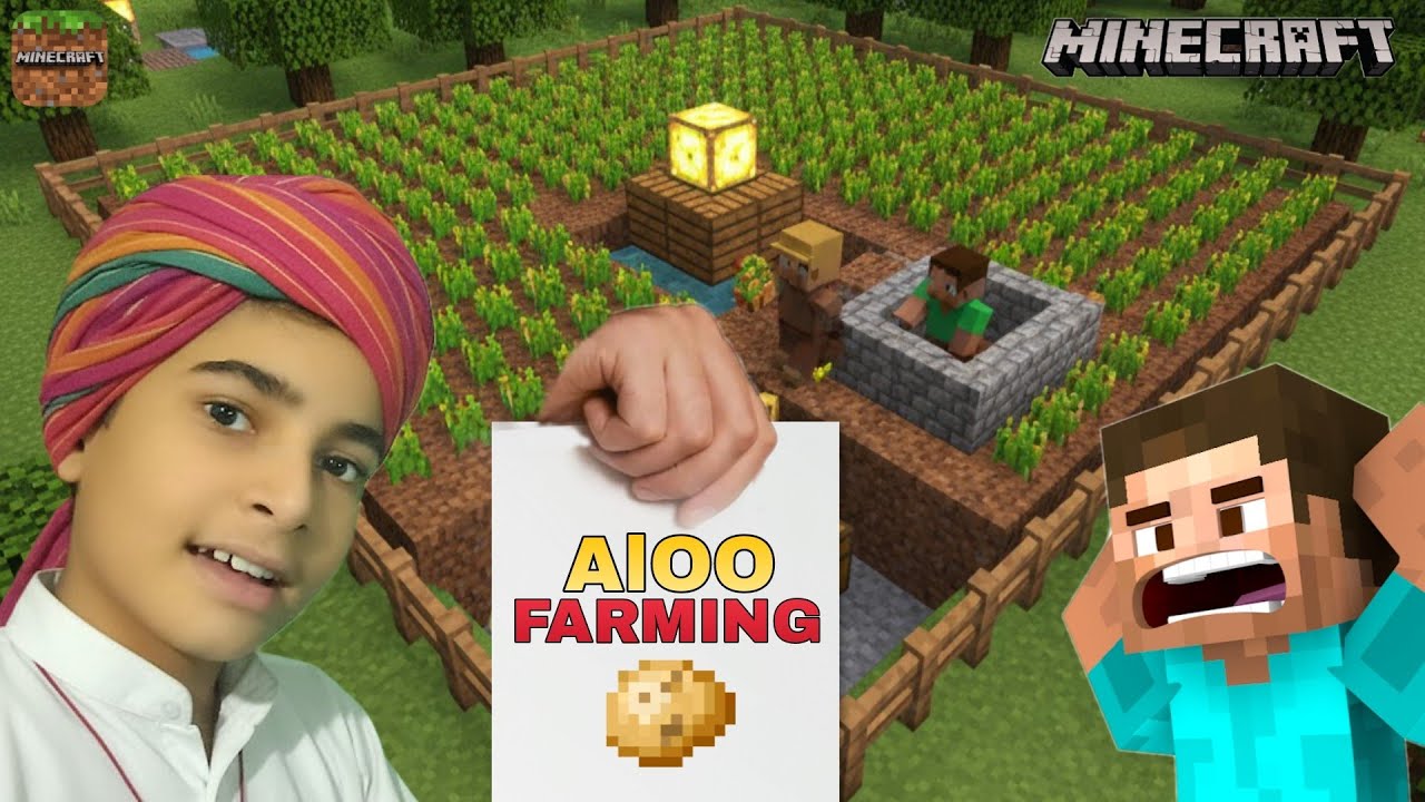 Minecraft ALOO Farming Made EASY!! - YouTube