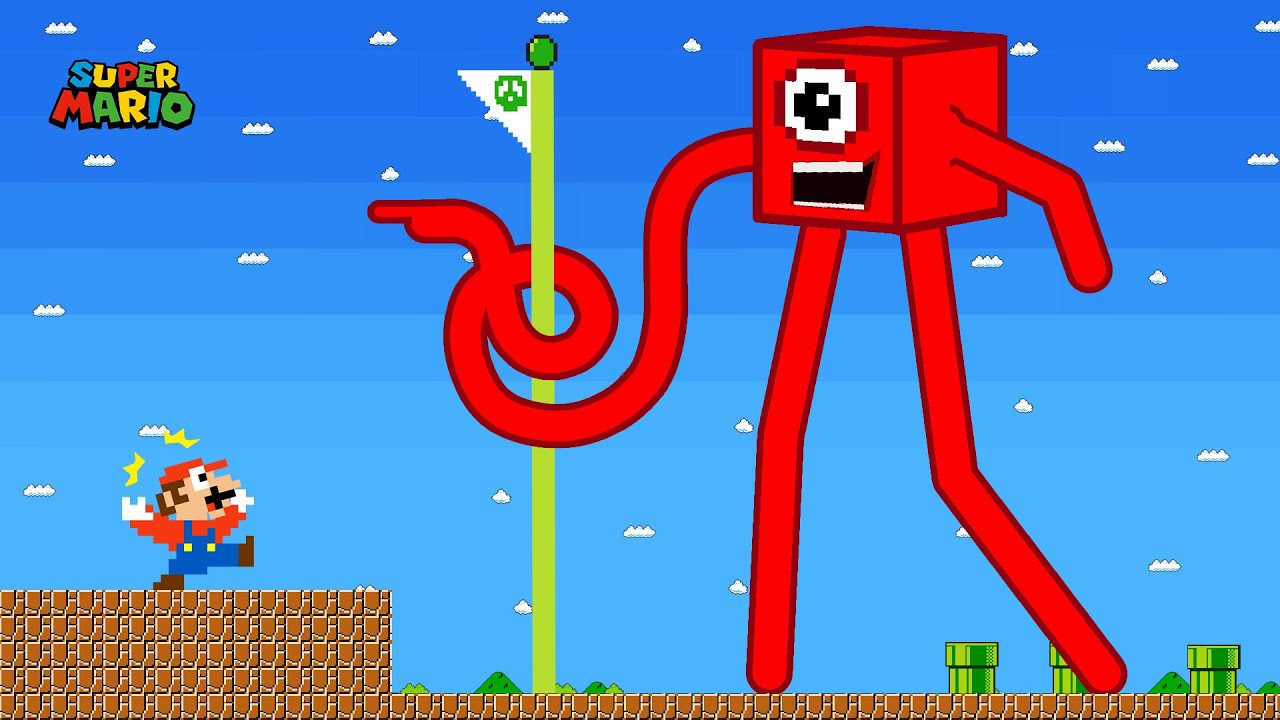 Finish the Pattern? Mario Escape the Giant Biggest Number 1 Maze Level ...