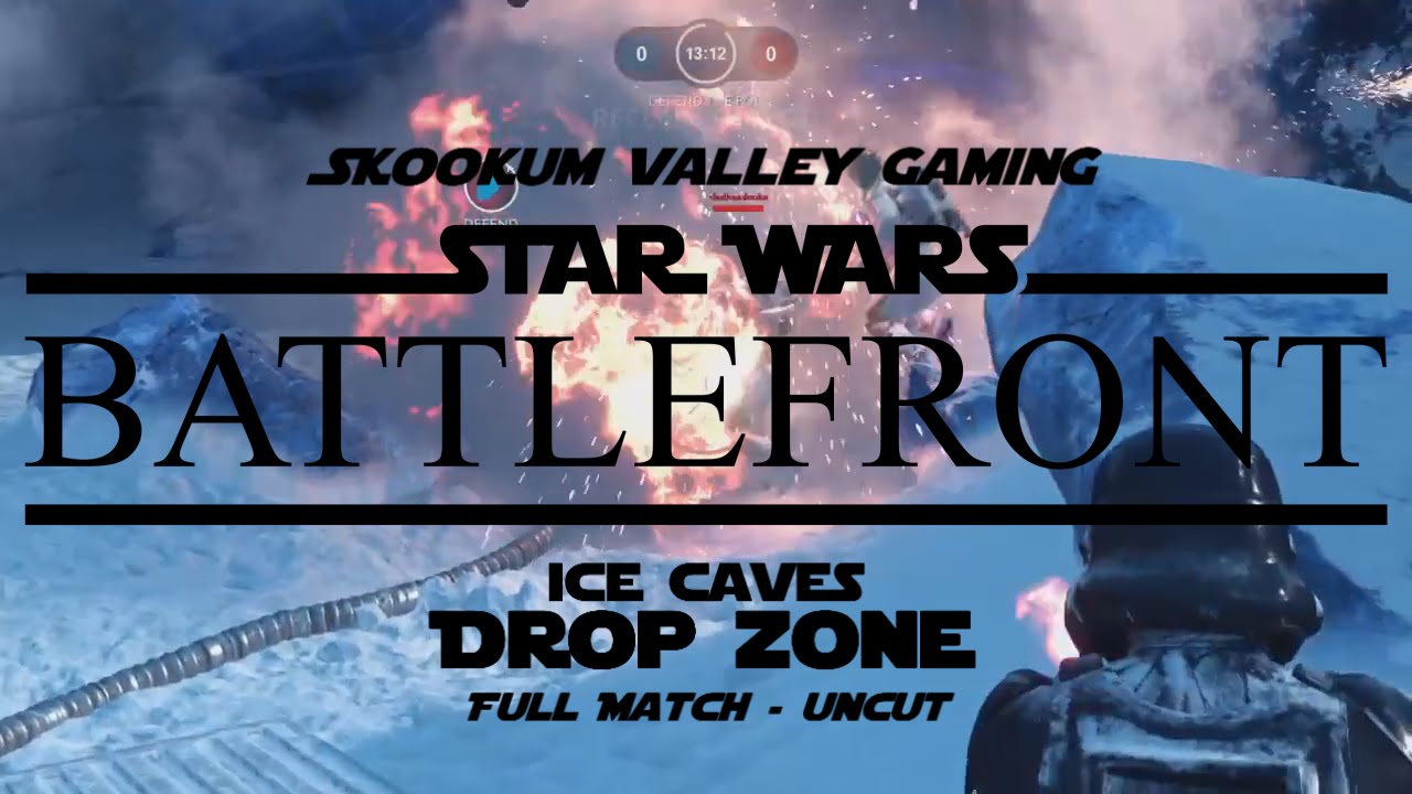 Star Wars™ Battlefront™ | Drop Zone - Hoth Ice Caves - Uncut! - YouTube