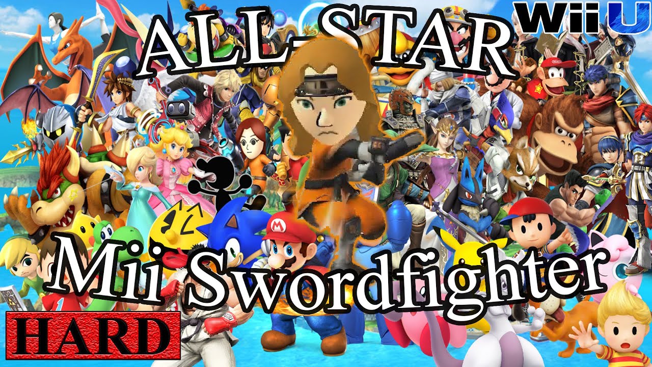 Super Smash Bros. U - All Star Hard - Mii Swordfighter (Myrte-kun ...
