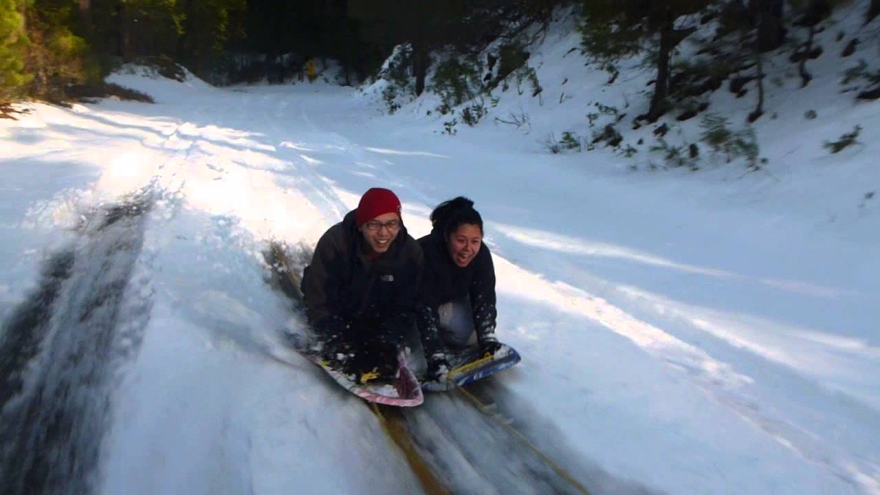 Redneck Sledding - YouTube