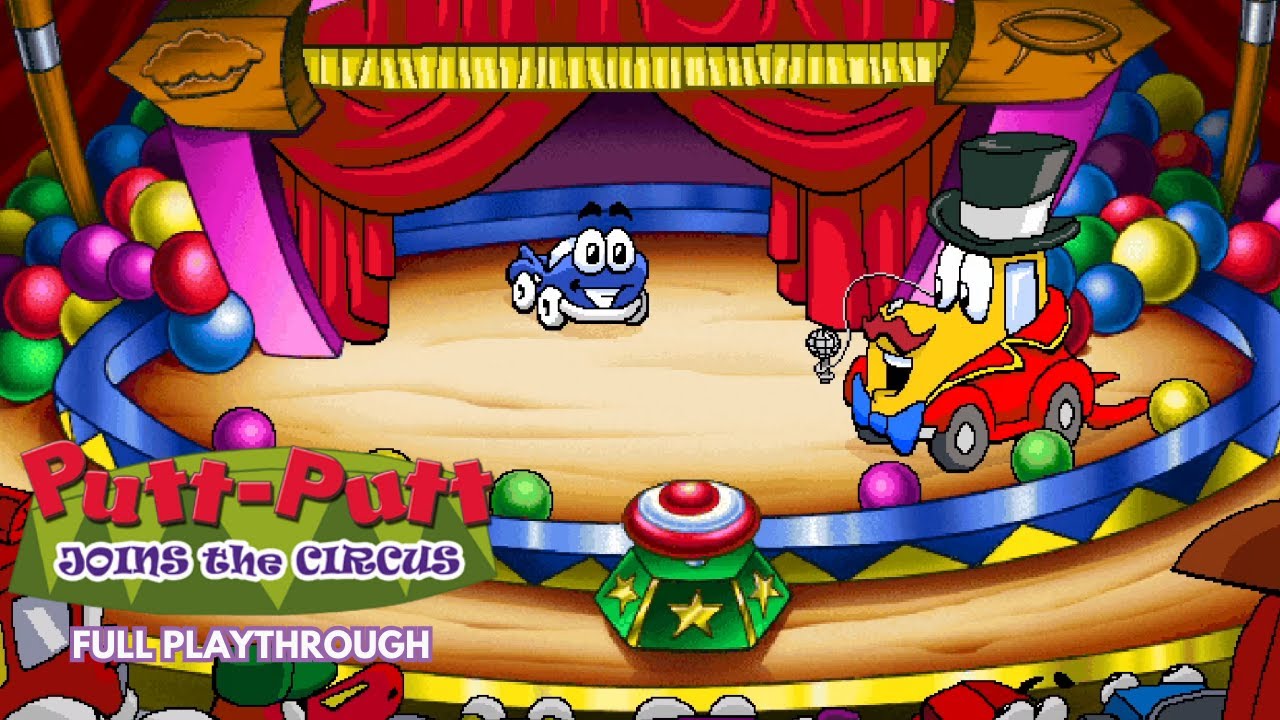 JOINING THE CIRCUS: Putt Putt Joins the Circus (Full Playthrough No Commentary/Only Gameplay ...