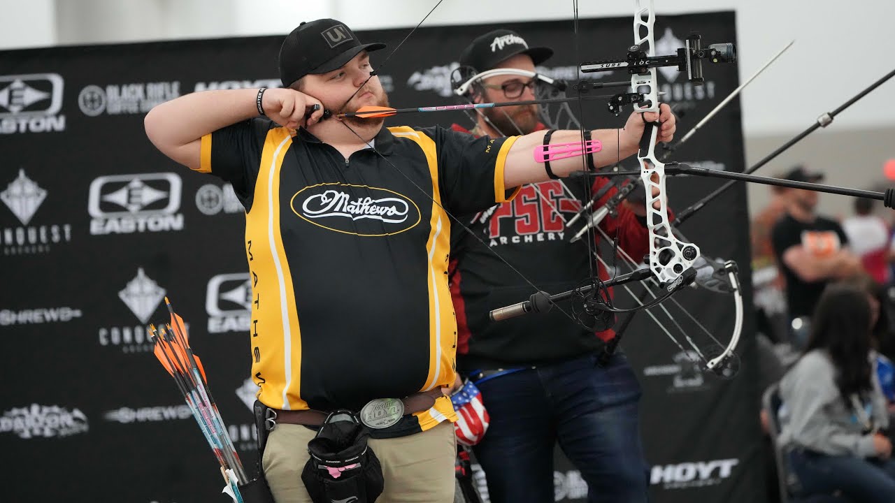 2023 Indoor Nationals Final, Men's Compound: Isaac Sullivan vs. Kris ...