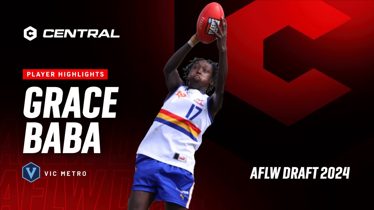 2024 AFLW Draft - Grace Baba Player Highlights - YouTube