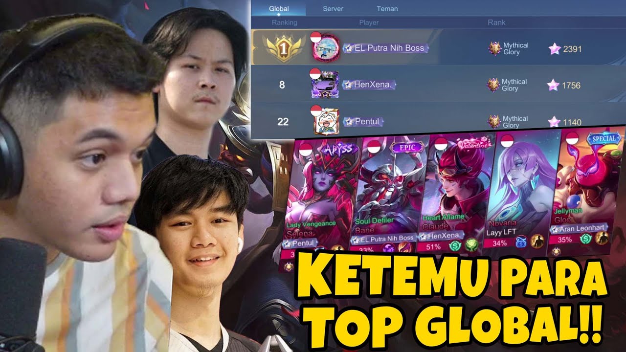 JUARA INTERNATIONAL VS PARA TOP GLOBAL!! - Mobile Legends - YouTube