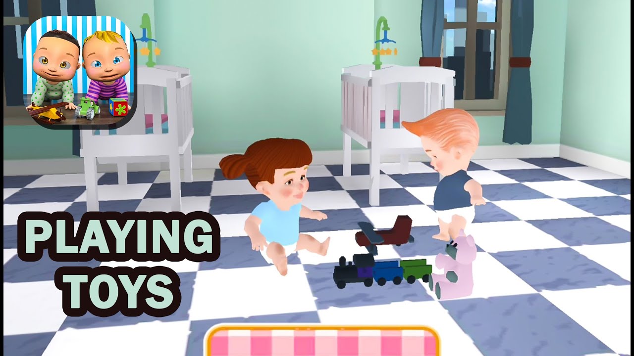 Twin Newborn Baby Care 3D Game (Early Access) - Playing Toys - Gameplay ...