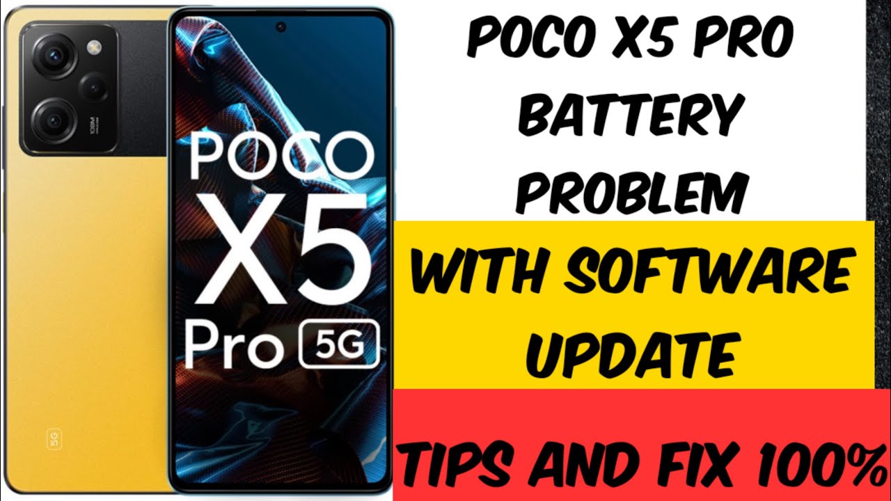 Poco X5 Pro 5G Battery Drain Problems | How To Solve Battery Drain ...