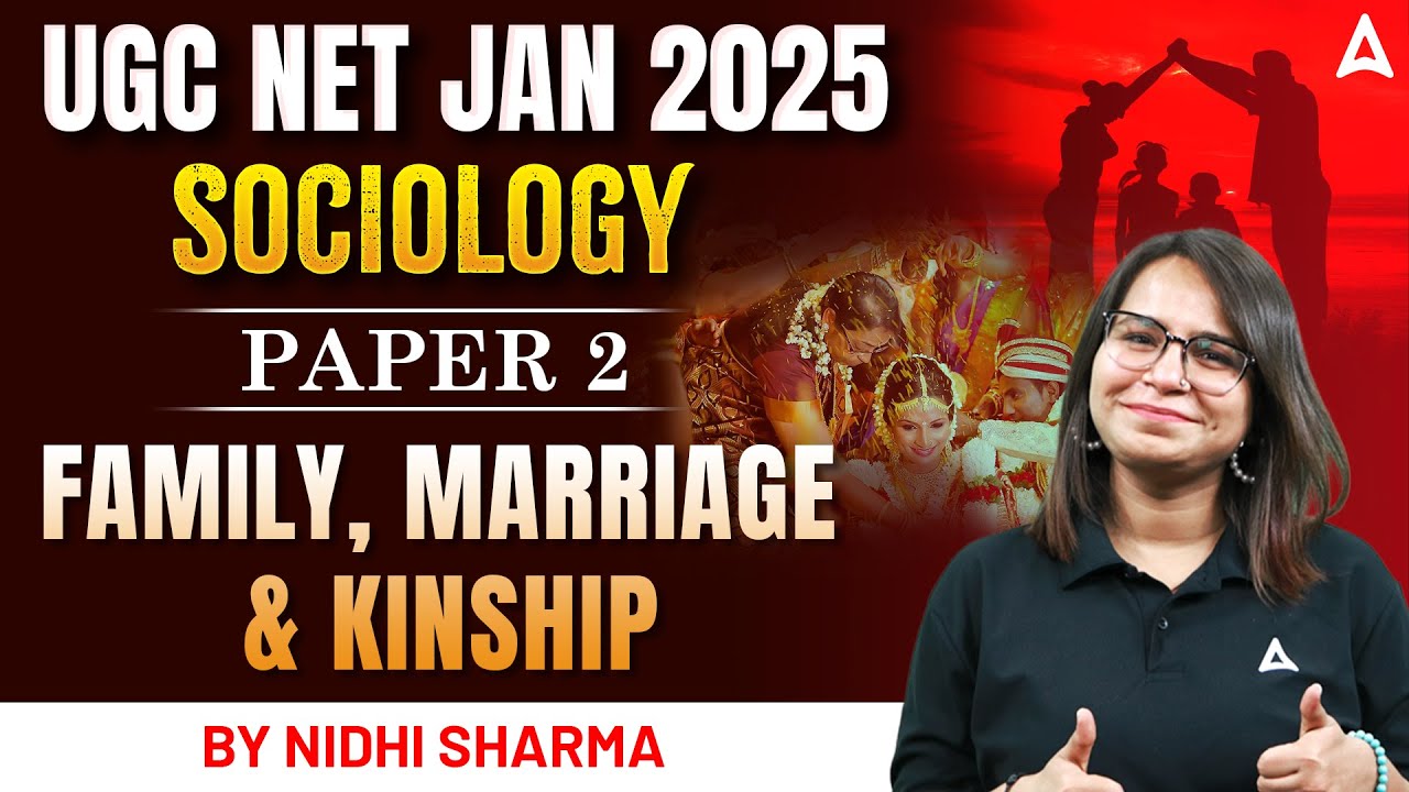 UGC NET Sociology Paper 2 Unit 8 | Family, Marriage and Kinship | By ...
