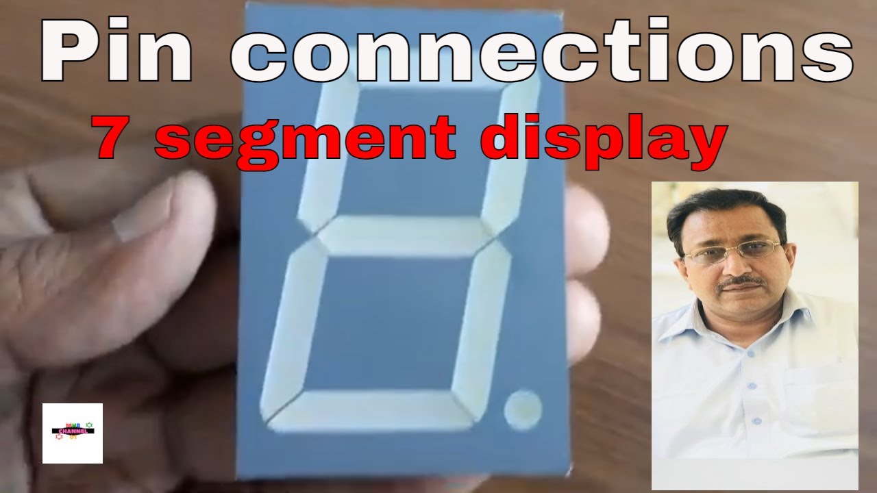 How to find out pin connections of seven segment display - YouTube