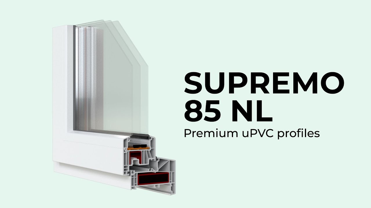 Supremo 85 NL - uPVC profiles by Baufens - YouTube