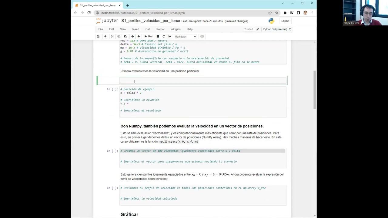 IIQ2003 - Python - S1 - Graficar perfiles de velocidad - YouTube