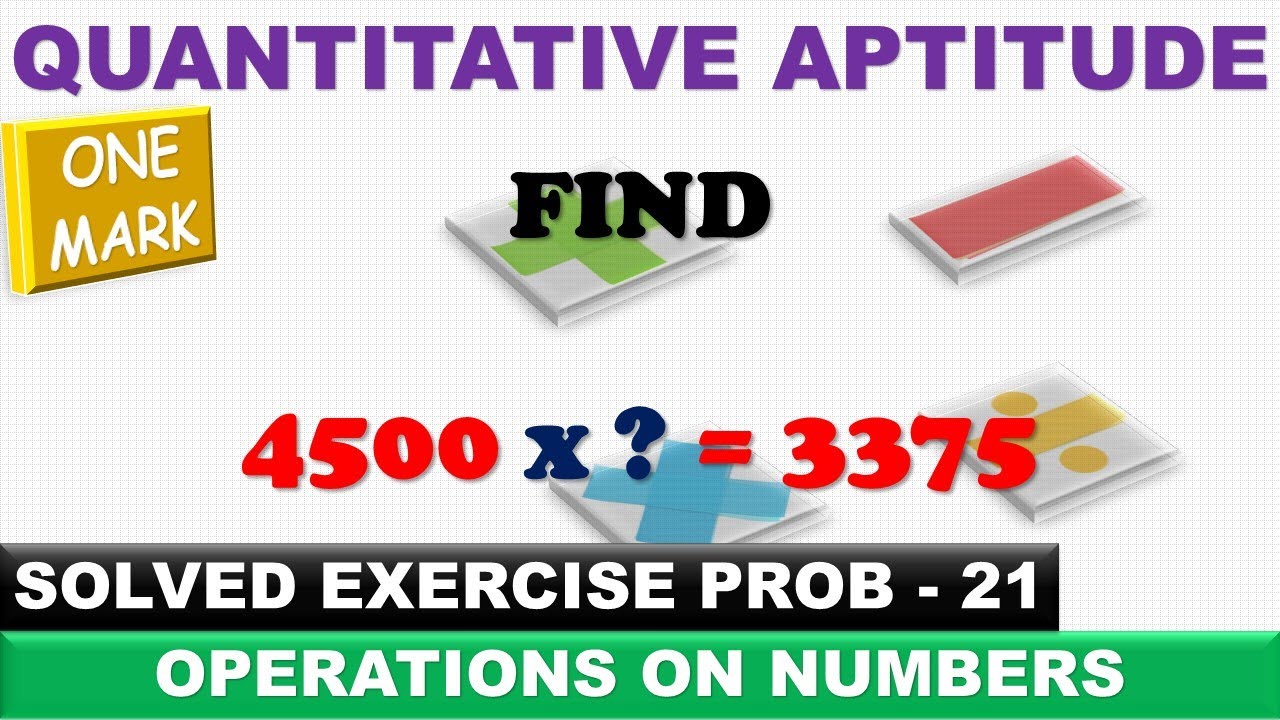 4500 x ? = 3375 | Operations on Numbers | @ooruvathuarivu - YouTube