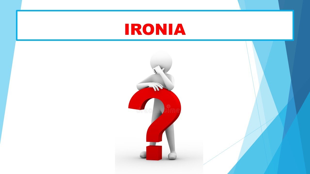 O QUE É IRONIA? - YouTube