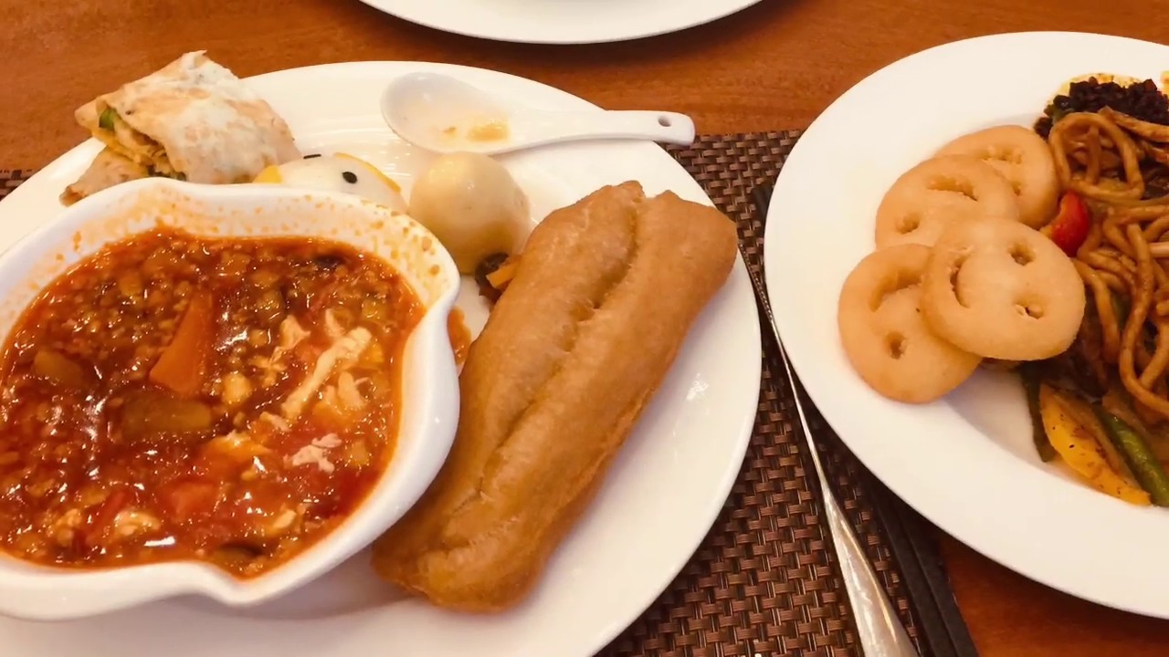 Beijing China Hotel & Breakfast Buffet - YouTube