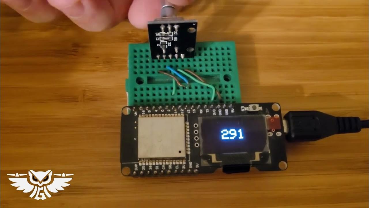 Simple Encoder use with LOLIN32 ESP32 Oled Display #ESP32 #LOLIN #OLED ...