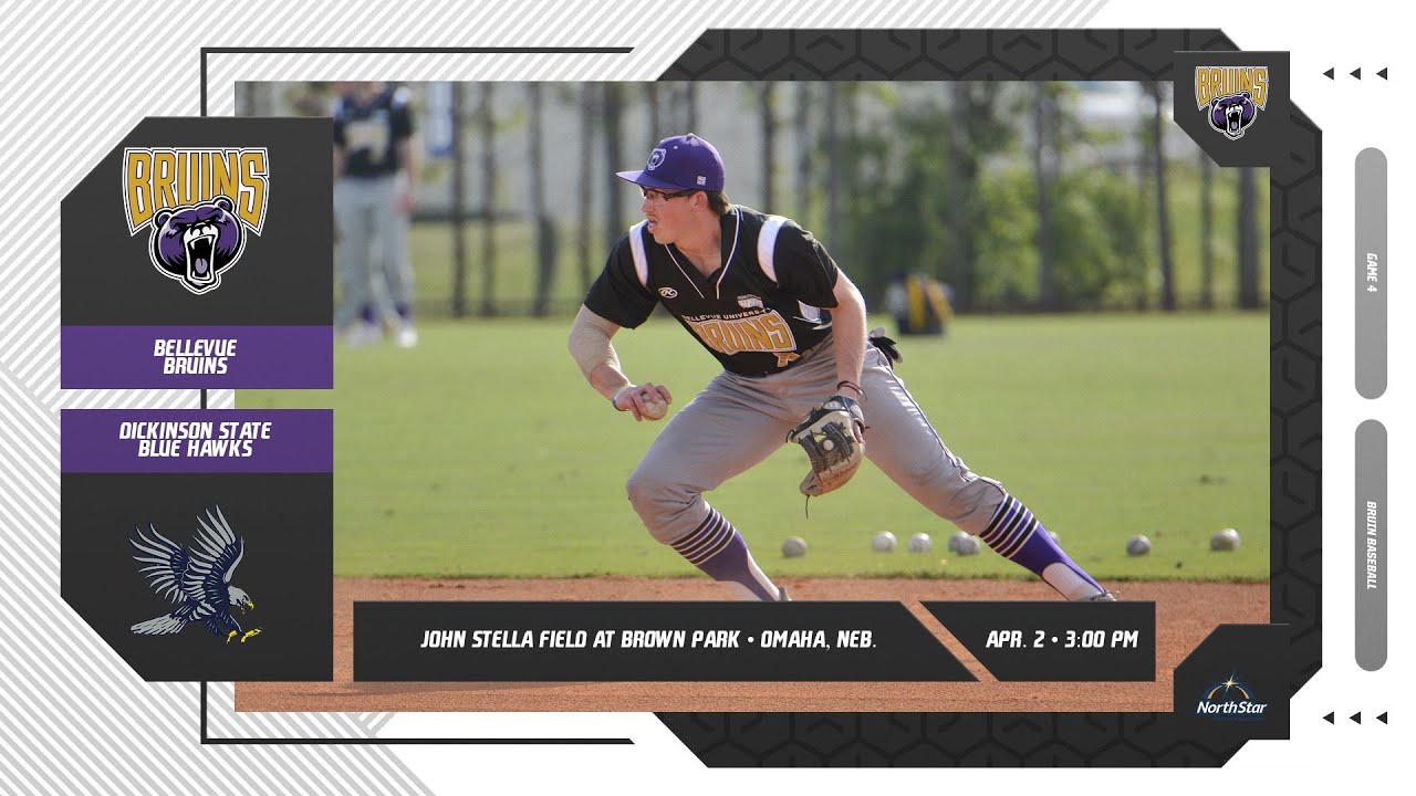 Bellevue Baseball vs. Dickinson State (Game 4) - YouTube