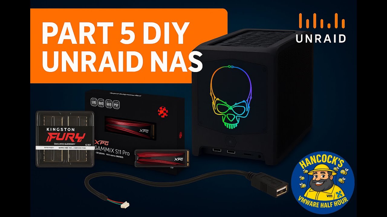 Part 5: DIY UNRAID NAS - Making use of the free internal USB Headers in ...