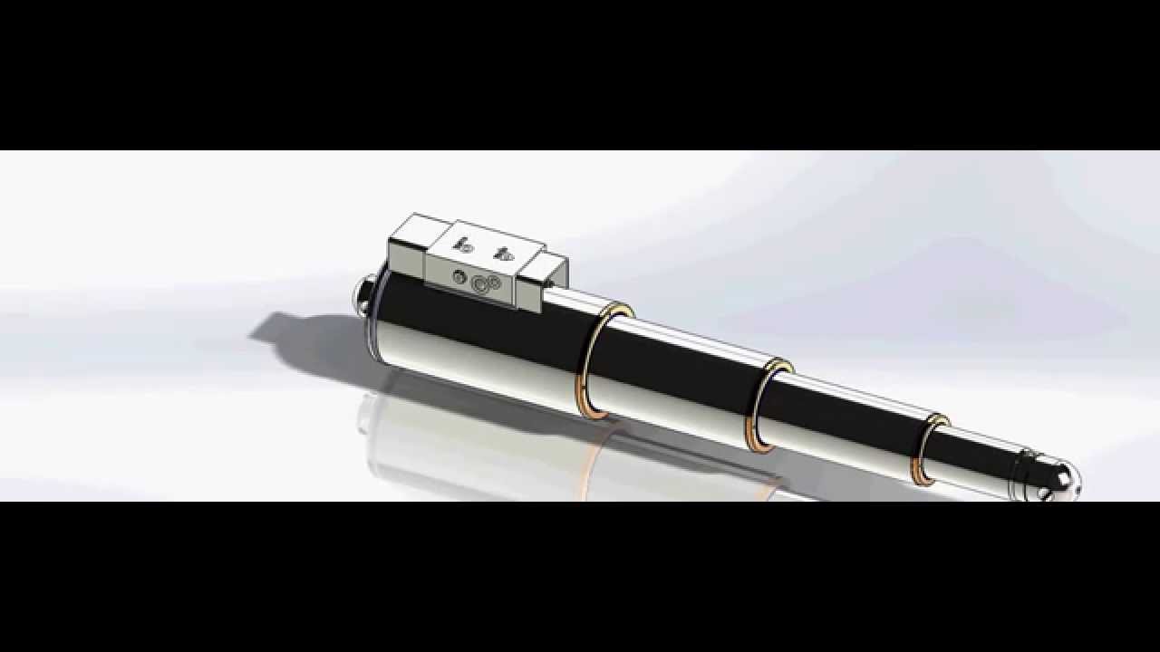Telescopic Hydraulic Cylinder (Ram) - YouTube