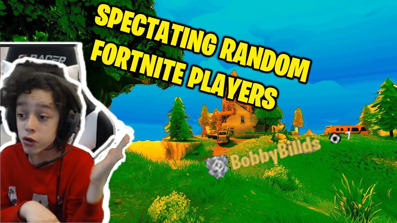 so i SPECTATED random players in Fortnite (Crying, Laughing and ...