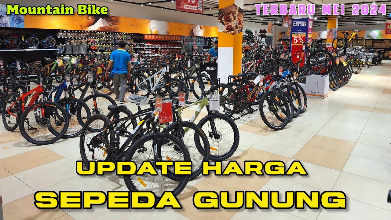 REVIEW HARGA SEPEDA GUNUNG MURAH TERBARU MEI 2024 - YouTube