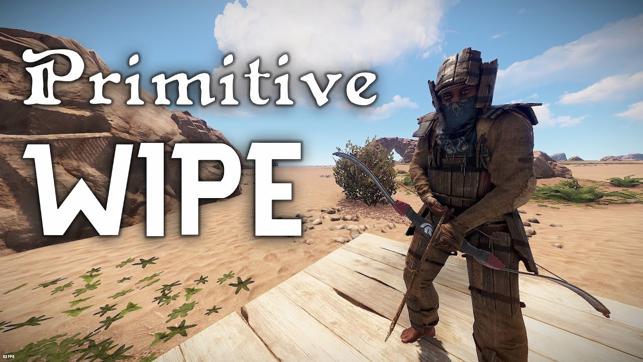 Rust Solo Primitive WIPE - RUST ROMANIA - YouTube
