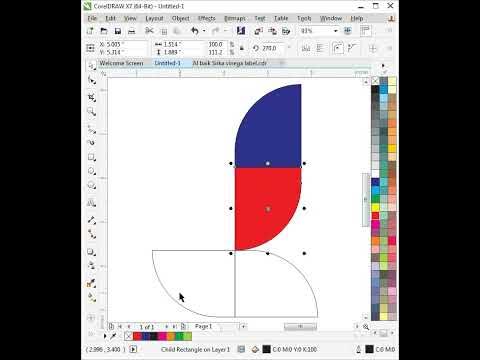 Multishade Design# Logo Design | Nabeel Graphics | #coreldrawtutorial #youtubeshortsvideo # ...