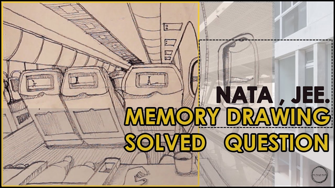 IMPORTANT , JEE-B.Arch MEMORY DRAWING SOLVED QUESTION| PERSPECTIVE ...