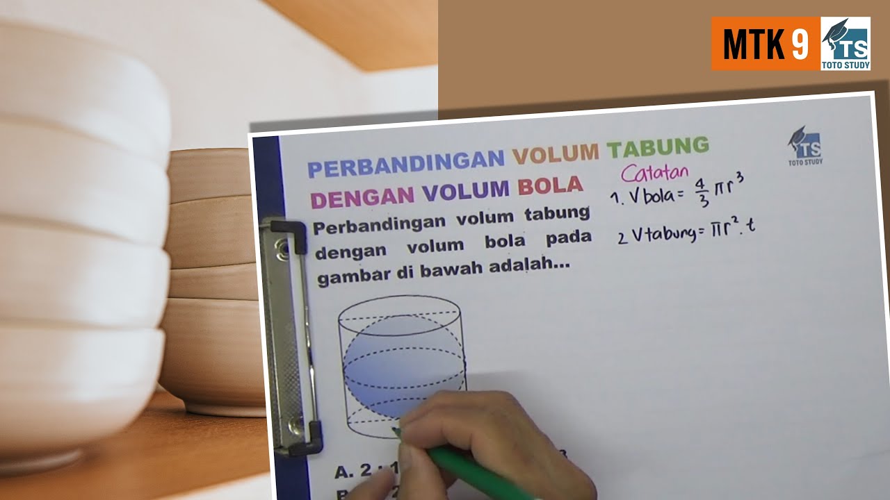 Perbandingan Volum Tabung dengan Volum Bola - YouTube