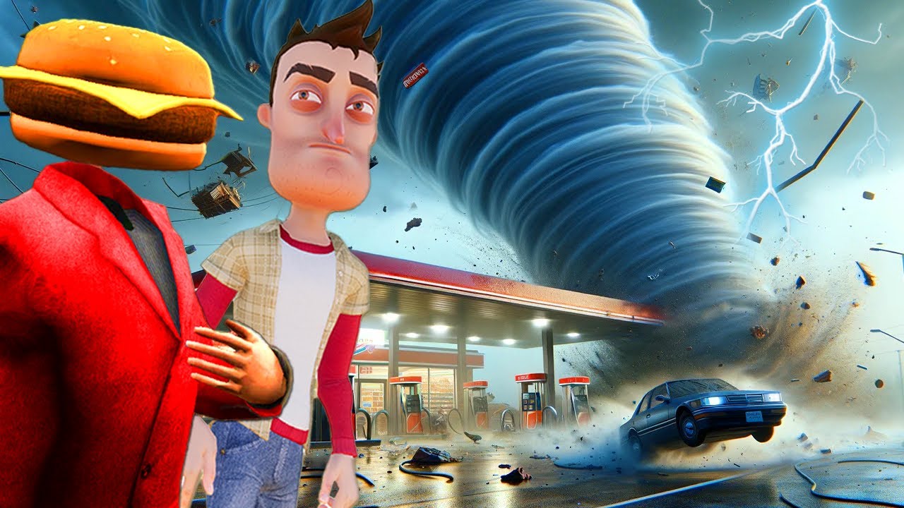 MASSIVE TORNADO Destroys My Gas Station in Gmod! (Garry's Mod RP) - YouTube