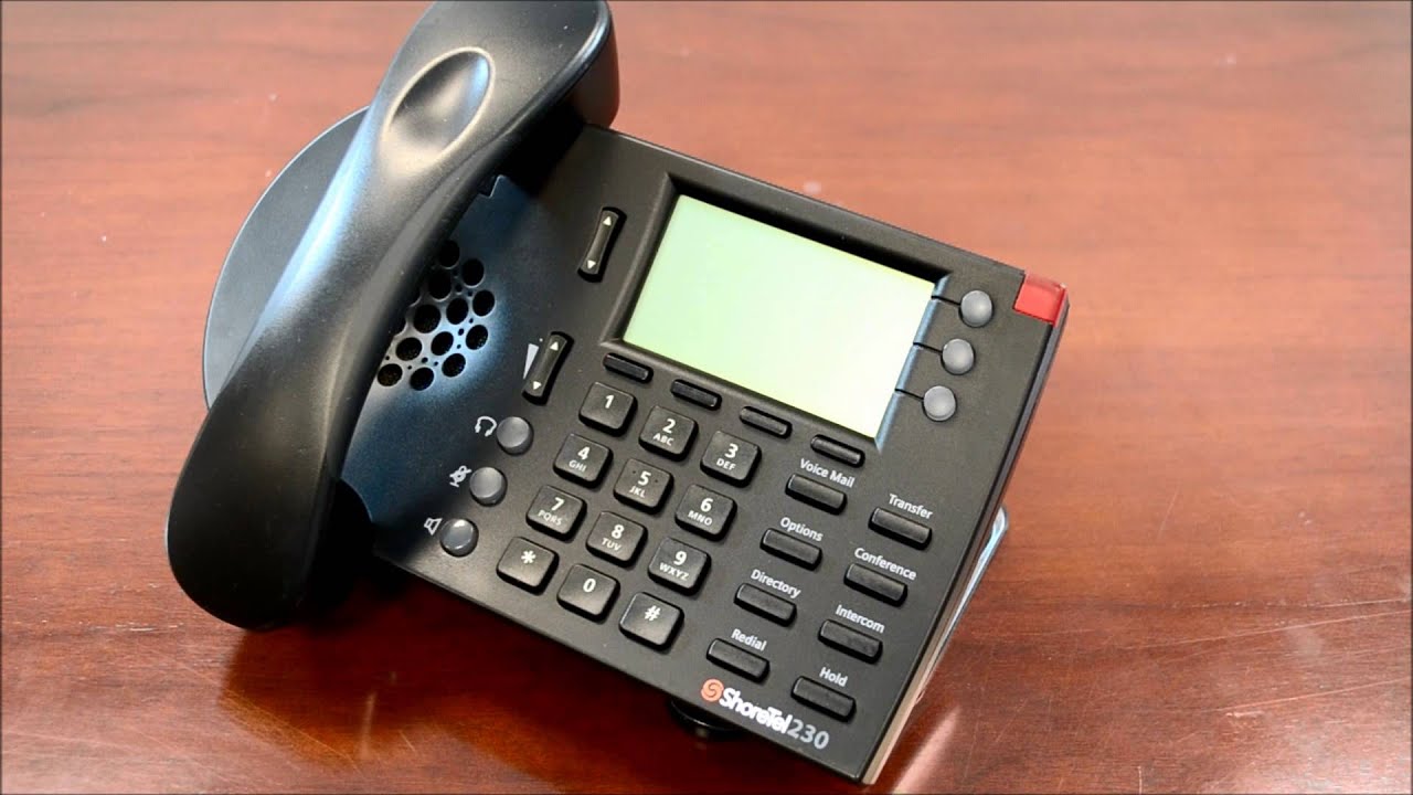 ShoreTel 230G Phone Introduction - YouTube