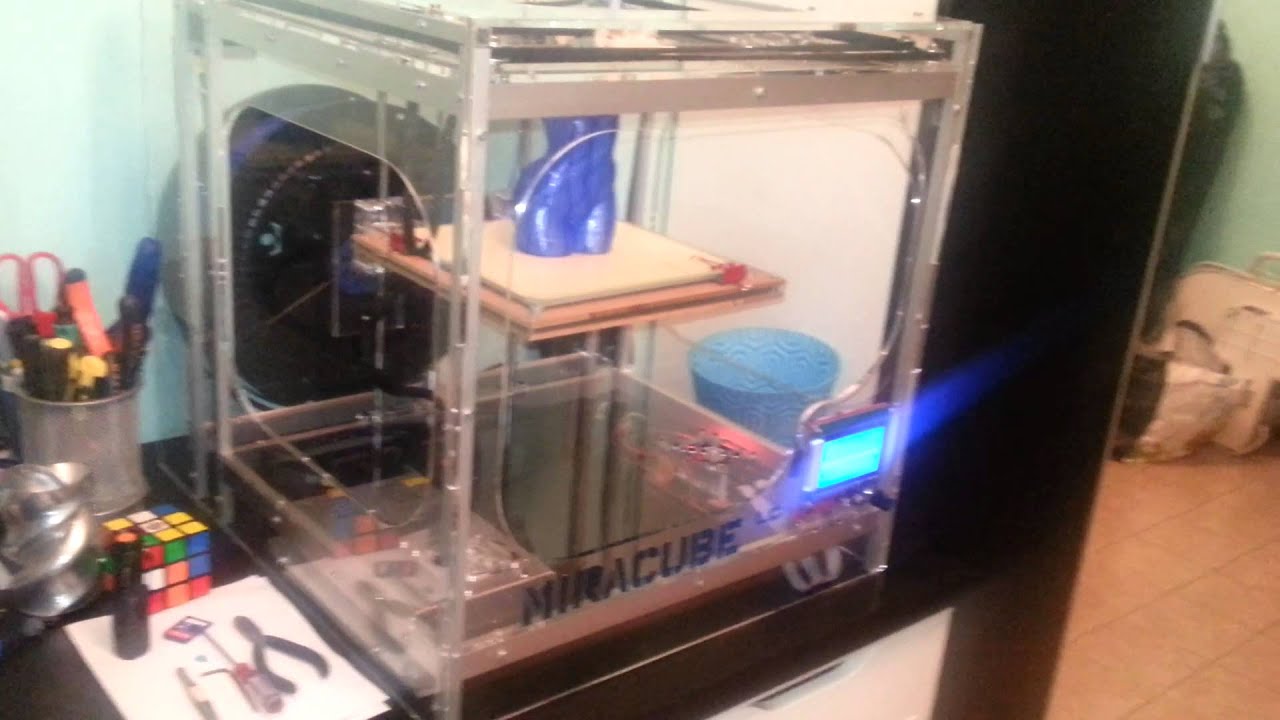Miracube LC - A CoreXY 3d Printer Laser Cutted - Second run (Video 6 il ...