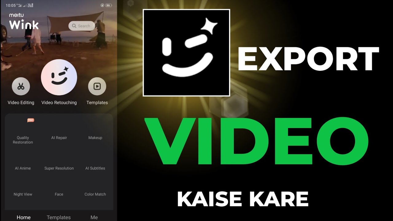 Wink App Pe Video Export Kaise Kare | how to export a video in wink app ...