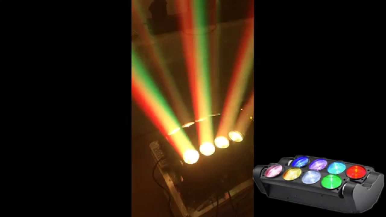 HY-6026 LED Effect Beam Light Crazy 8 Sweeper China DJ Lighting - YouTube