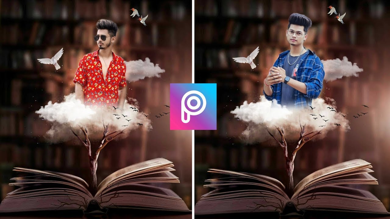 Picsart Cloud Book Photo Editing | PicsArt Editing New Style || Smart ...