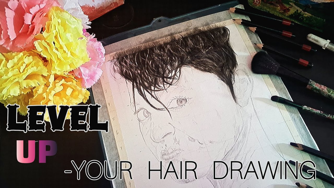 🔥 “How to Draw Hyper-Realistic Hair with Charcoal | Step-by-Step ...