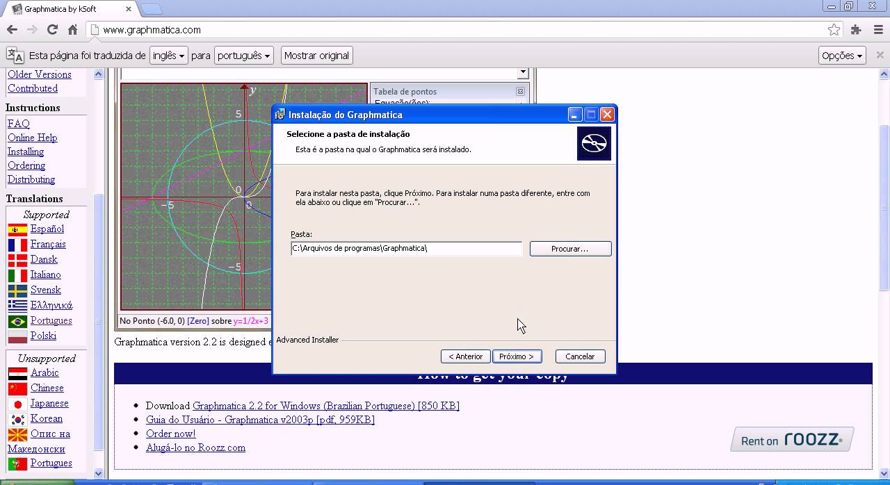 Como baixar o Graphmatica - YouTube