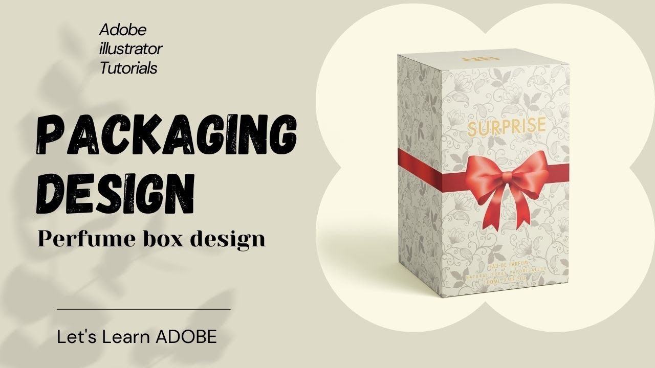 How to make Perfume Box Design | Packaging Design | Adobe illustrator ...