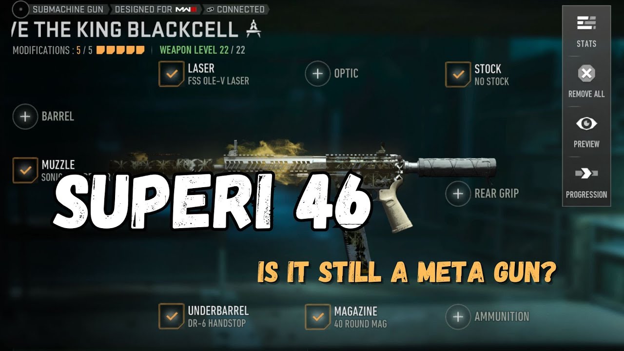 LIVE 🔴 Warzone mobile - SUPERI 46 is Best SMG meta? - YouTube