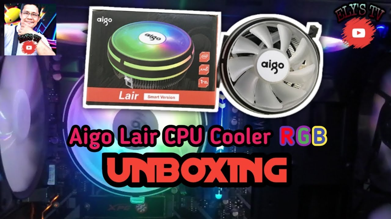 Aigo_Lair #CPU #Cooler #RGB #UNBOXING - YouTube
