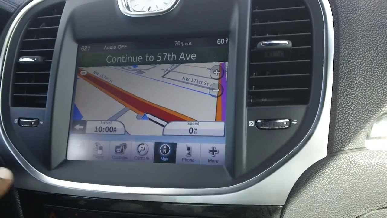 How To Use Navigation on Chrysler 300 Miami Lakes Automall - YouTube