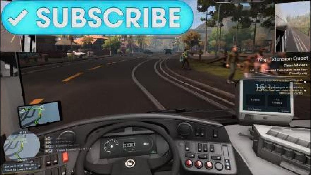 Bus sim 21 map extension campaign dlc pt1 ebusco pack - YouTube