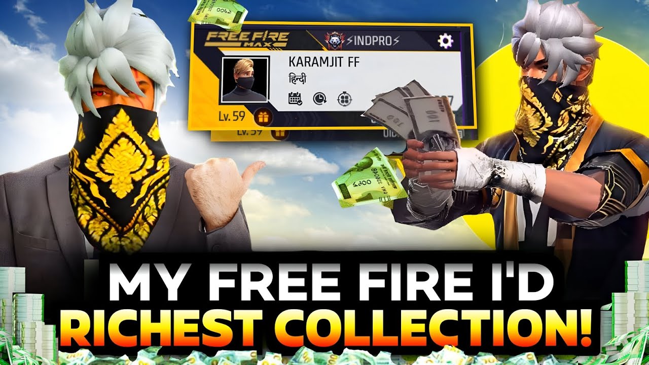 Unlocking My Full Free Fire Collection on Indonesia Server Rare Items ...