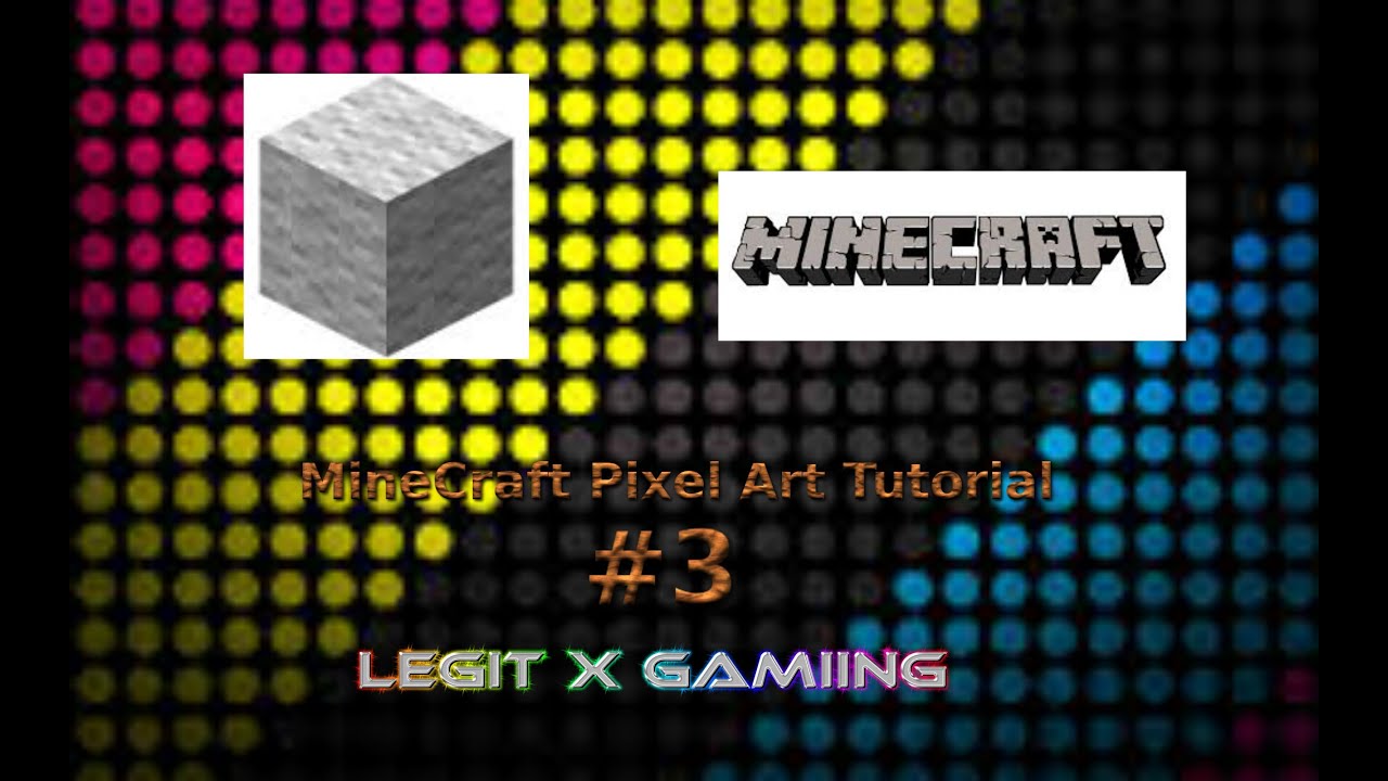 Minecraft pixel art tutorial #3 - YouTube