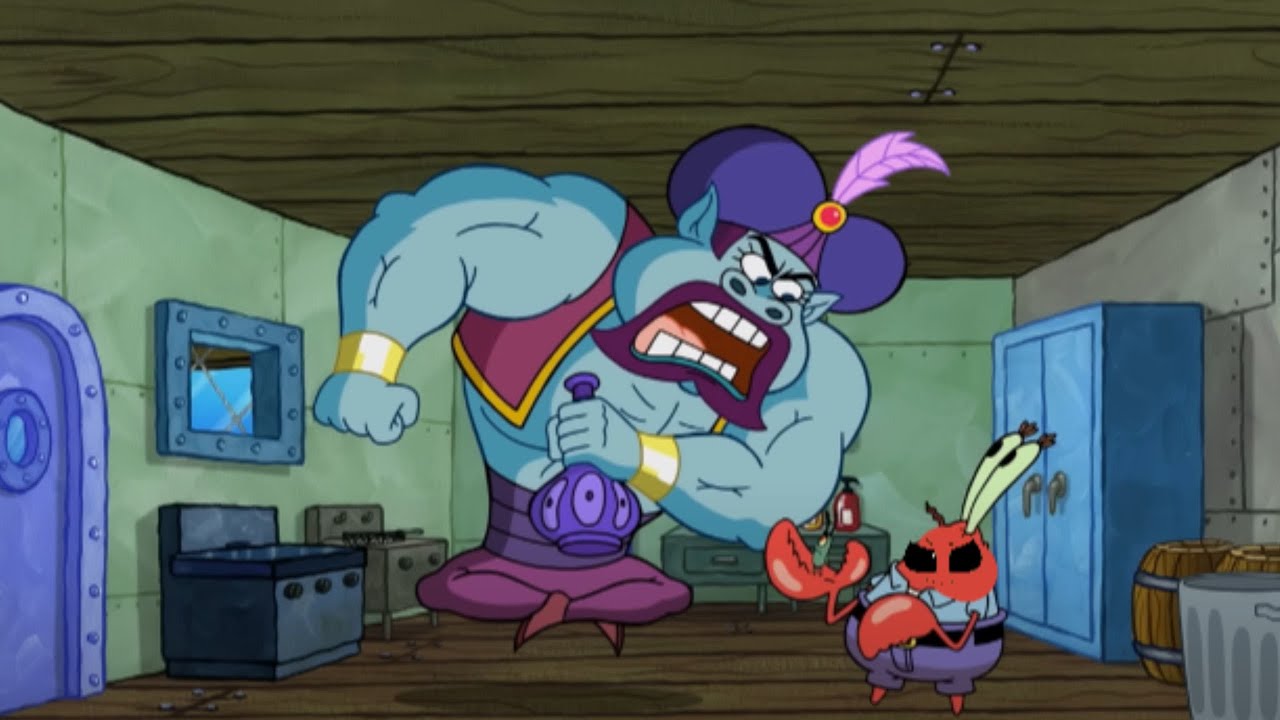 THE STORY OF EVIL SPONGEBOB | MR. CRABBE SUMMONED GENIE AND NOW HE'S ...
