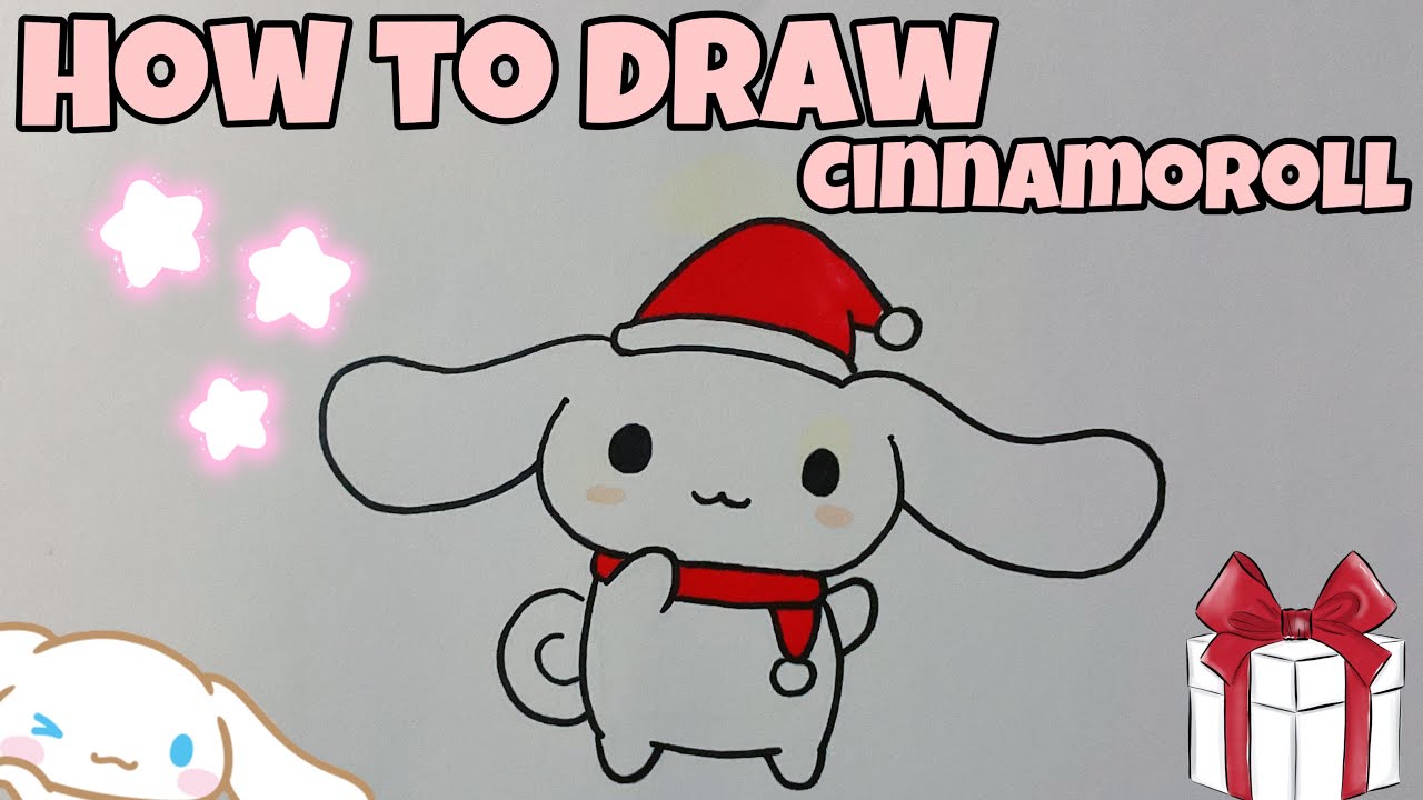 How To Draw a Cinnamoroll - YouTube